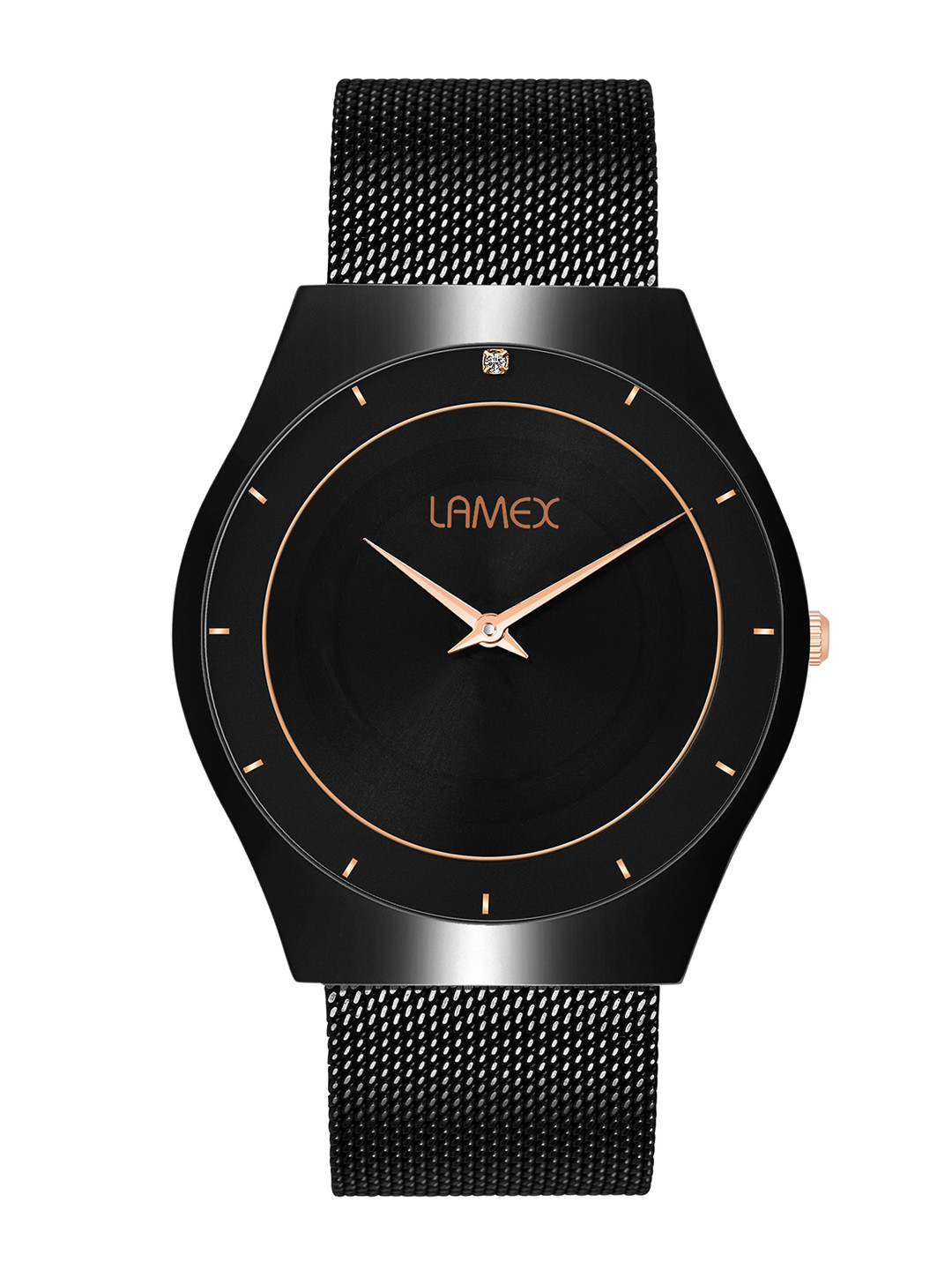 Buy LAMEX Women Black Analogue Watch COSTADLX 14503 BLK BLK - Watches for Women 12521798 | Myntra