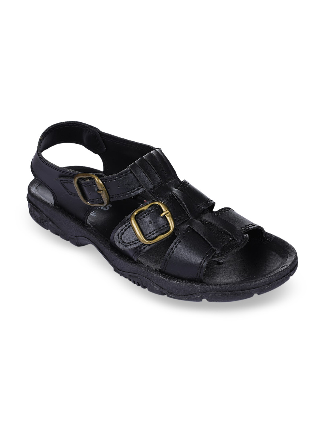 Buy Liberty Men Black Comfort Sandals - Sandals for Men 12560596 | Myntra