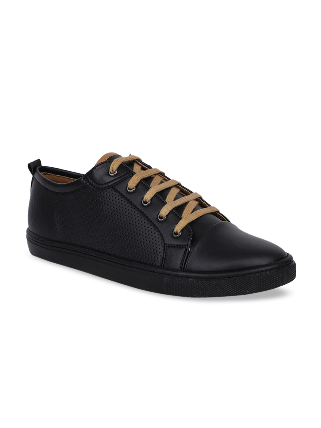 Buy Bata Men Black Solid Sneakers - Casual Shoes for Men 12421198 | Myntra
