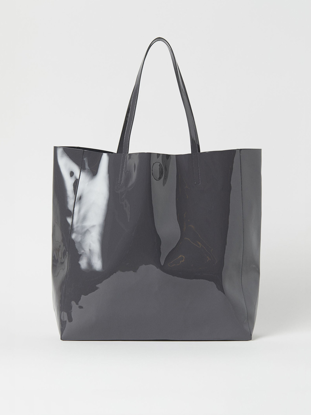 Buy H&M Women Grey Solid Shopper - Handbags for Women 12427708 | Myntra