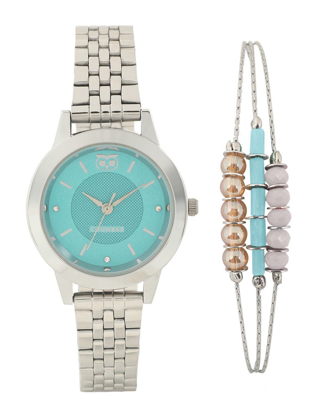 Buy TEAL BY CHUMBAK Women Teal Blue Analogue Watch 8907605094057 ...