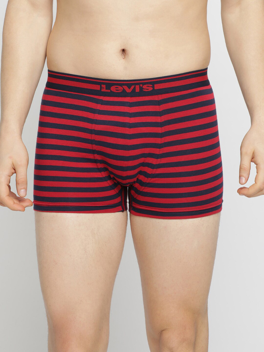 Buy Levis Men Navy Blue & Red Striped 200 SF Trunks #006 TRUNK ST 1 P1 ...