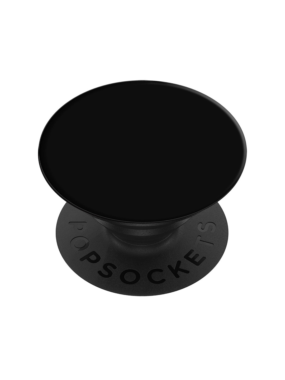 Buy PopSockets Black Solid Basic PopGrip - Mobile Accessories for ...