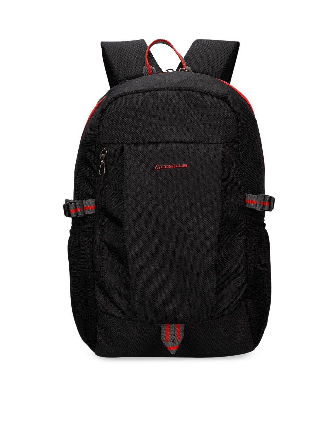 Buy COSMUS Unisex Black & Red Solid ACE Casual Laptop Backpack ...