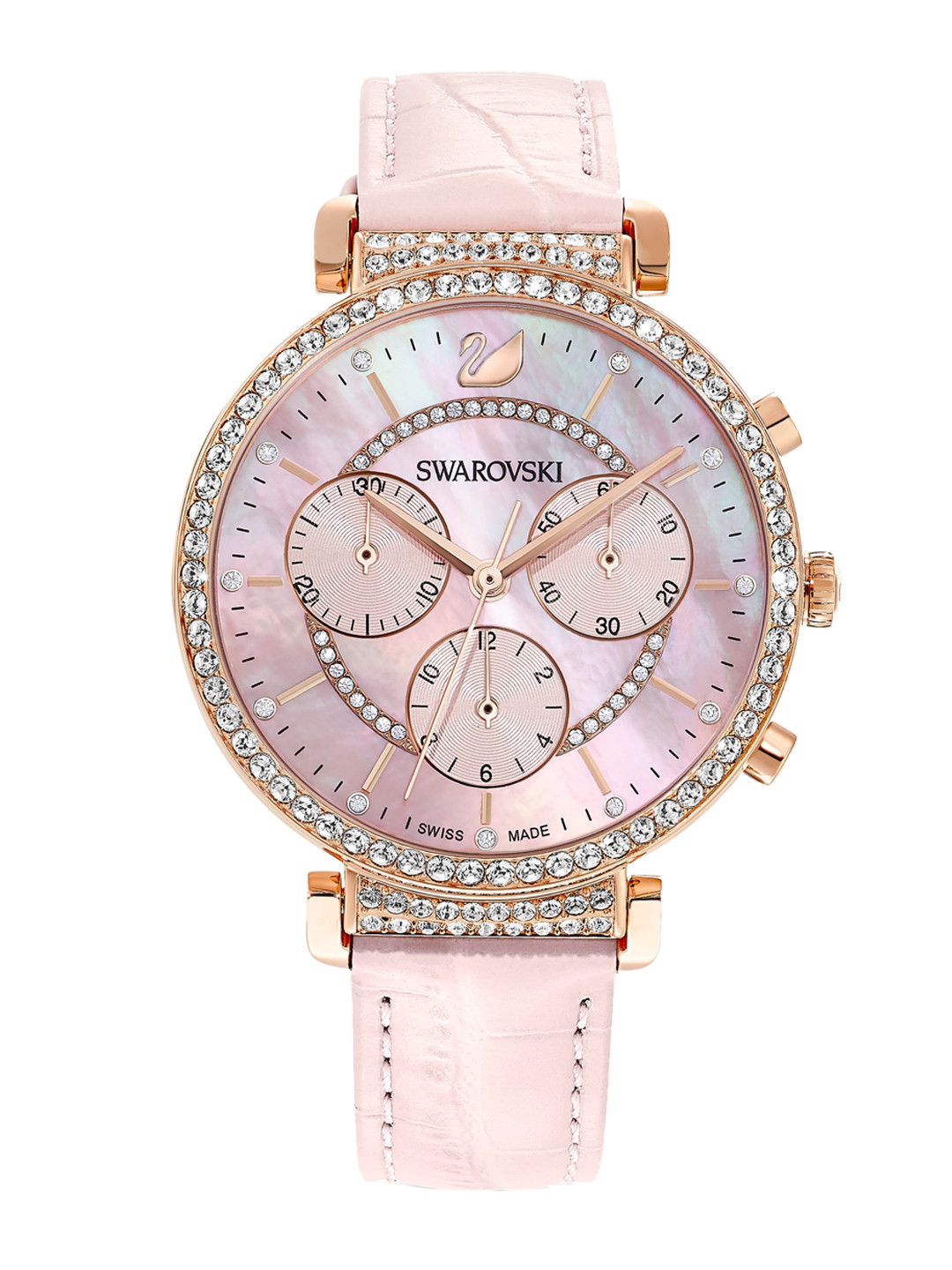 Buy SWAROVSKI Women White Analogue Watch 5580352 - Watches for Women ...