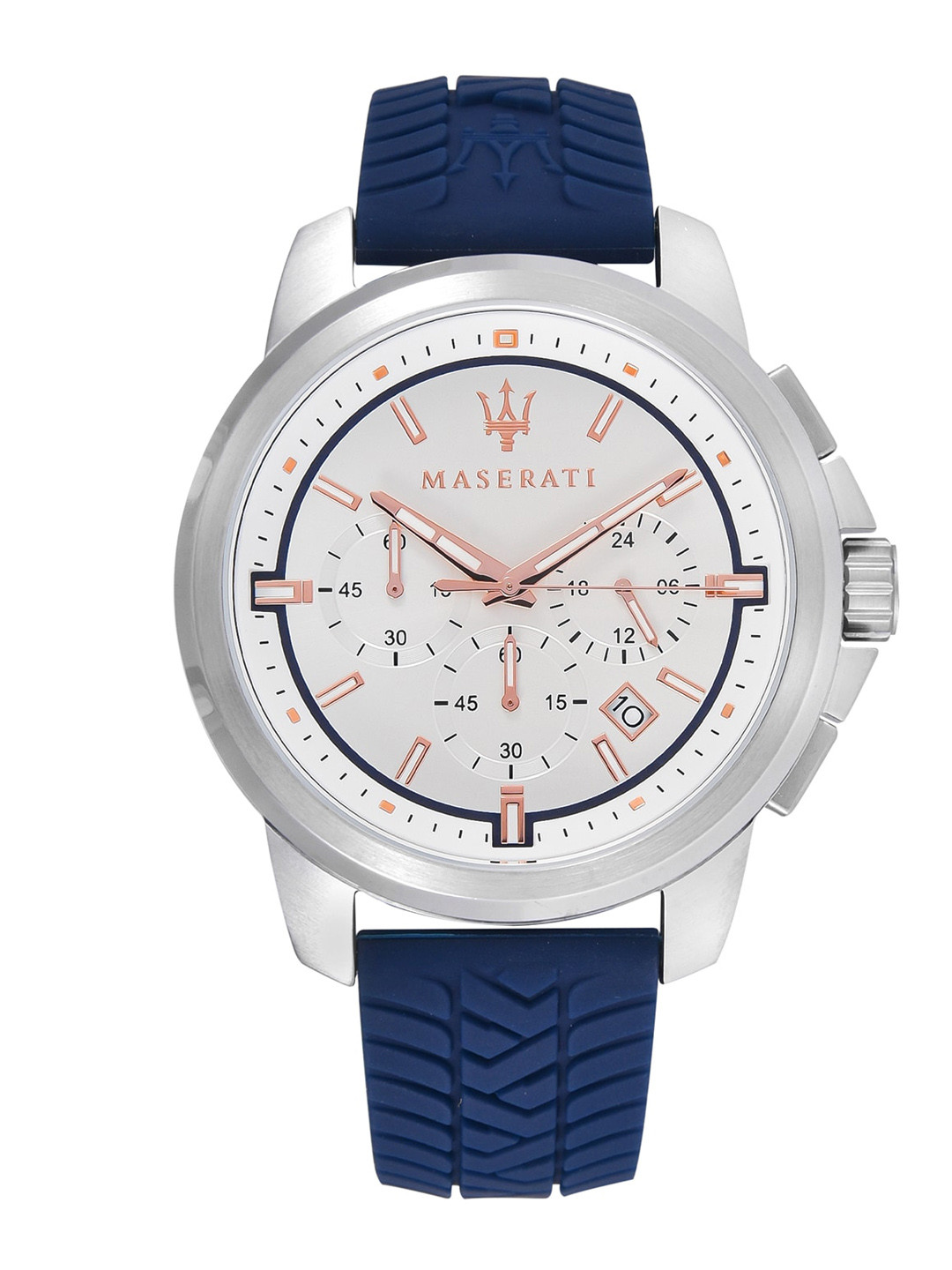 Buy Maserati Men Silver Toned Analogue Watch R8871621013 - Watches for ...