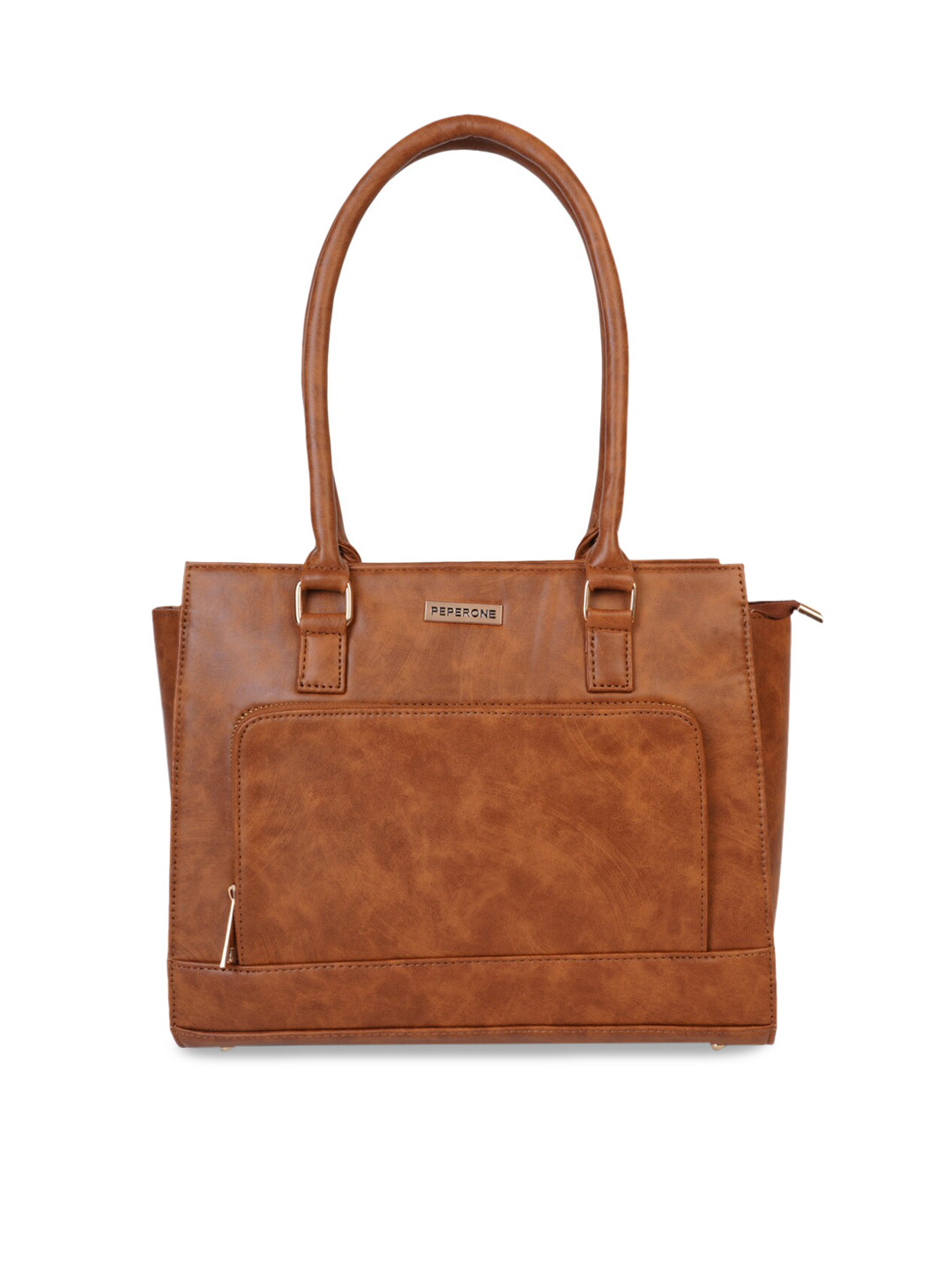 Buy Peperone Tan Brown Solid Shoulder Bag - Handbags for Women 13508928 ...