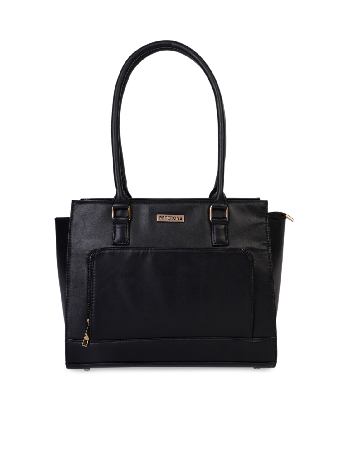 Buy Peperone Black Solid Shoulder Bag - Handbags for Women 13508960 ...