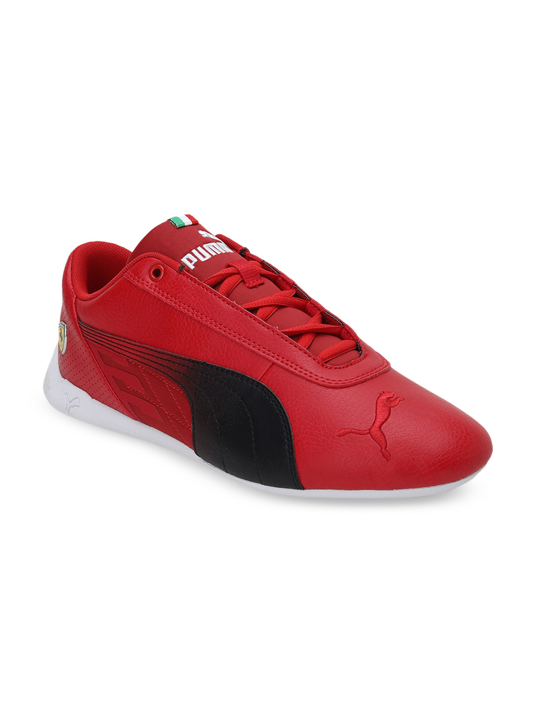 Buy PUMA Motorsport Unisex Red & Black Colourblocked Sneakers - Casual ...