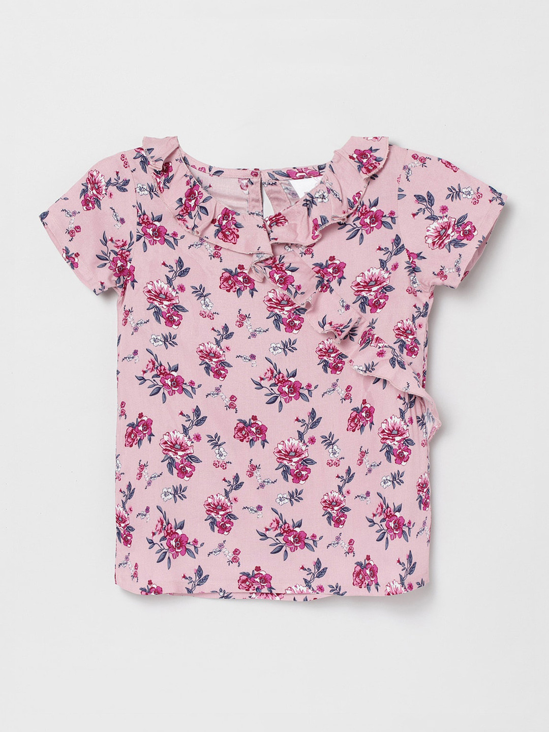 Buy Max Girls Pink Printed Top - Tops for Girls 13539636 | Myntra