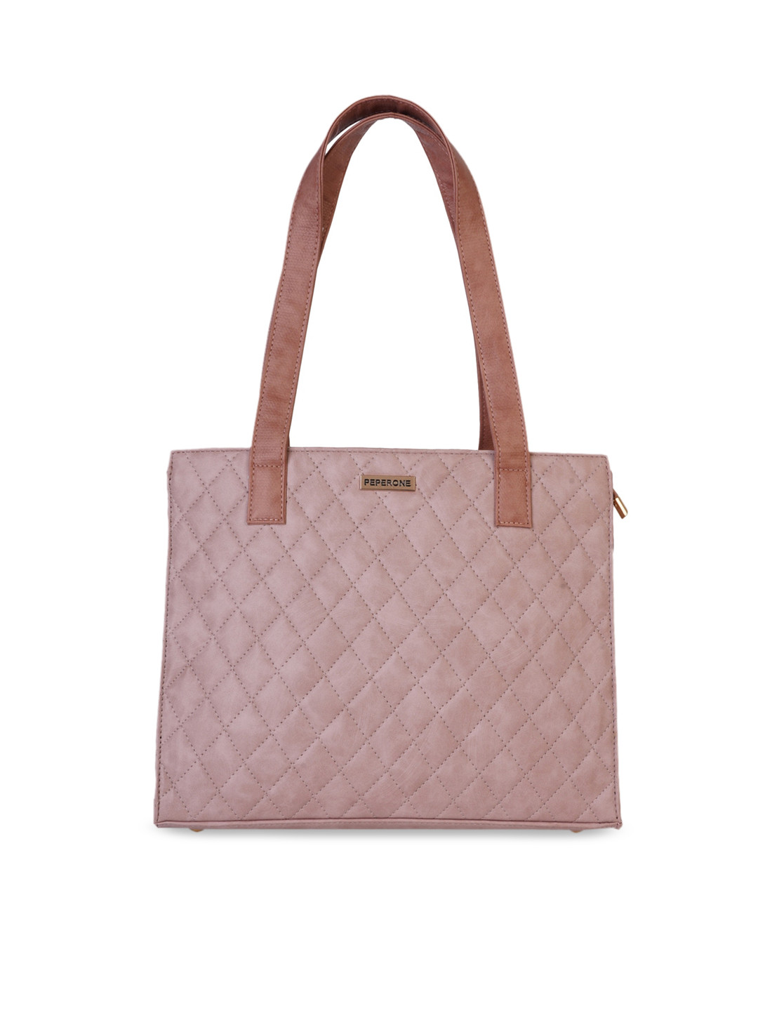 Buy Peperone Mauve Textured Handheld Bag - Handbags for Women 13547654 ...