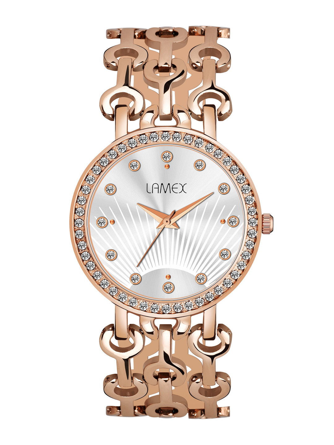 Buy LAMEX Women Silver Toned & Gold Toned Analogue Watch - Watches for Women 13556658 | Myntra