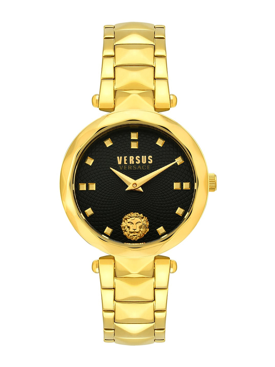 Buy Versus Women Black & Gold Toned Versus Analogue Watch VSPHK0820 ...