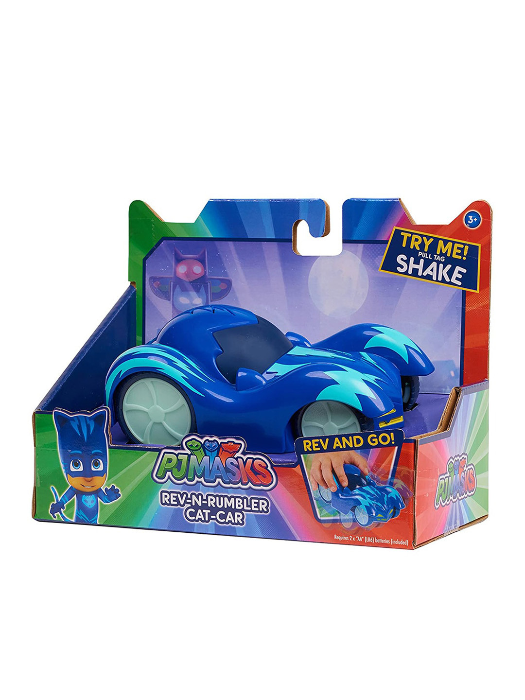 Buy PJ MASK Kids Blue Rev N Rumblers Cat Car Vehicle Toy - Toy Vehicles ...