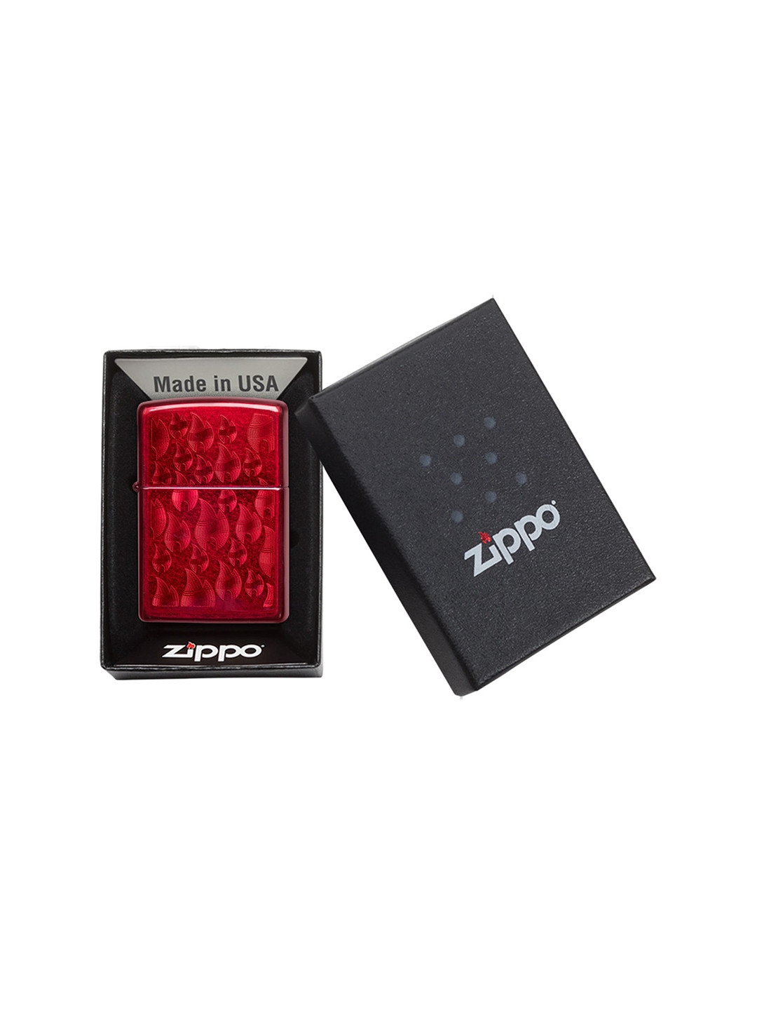 Buy Zippo Iced Flame Candy Apple Red Pocket Lighter - Travel Accessory for Unisex 13378444 | Myntra