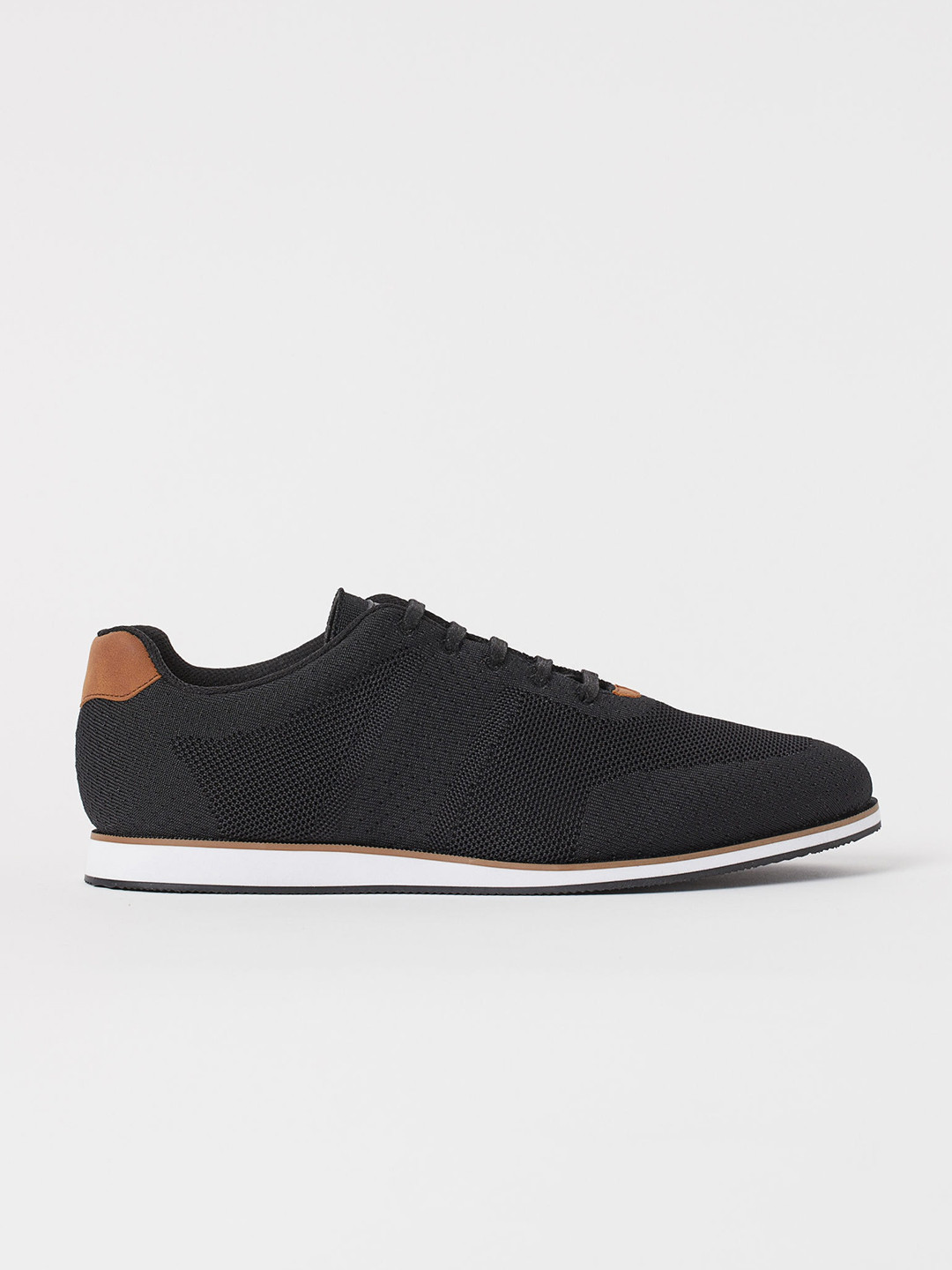 Buy H&M Men Black Fully Fashioned Trainers - Casual Shoes for Men ...