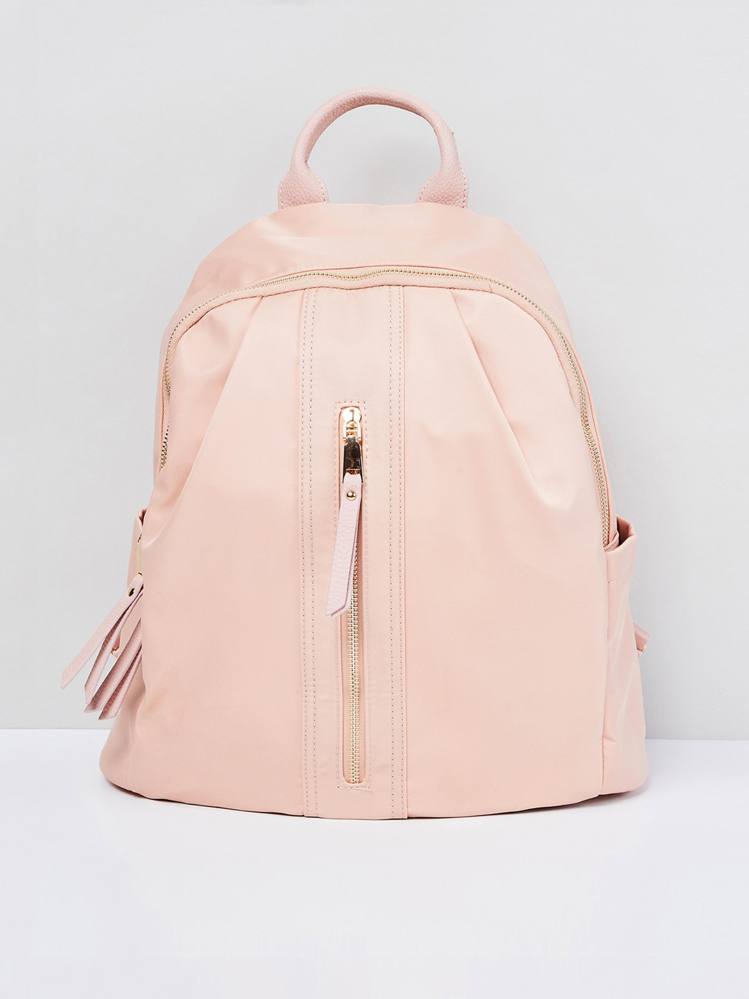 Buy Max Women Pink Solid Backpack - Backpacks for Women 13646046 | Myntra