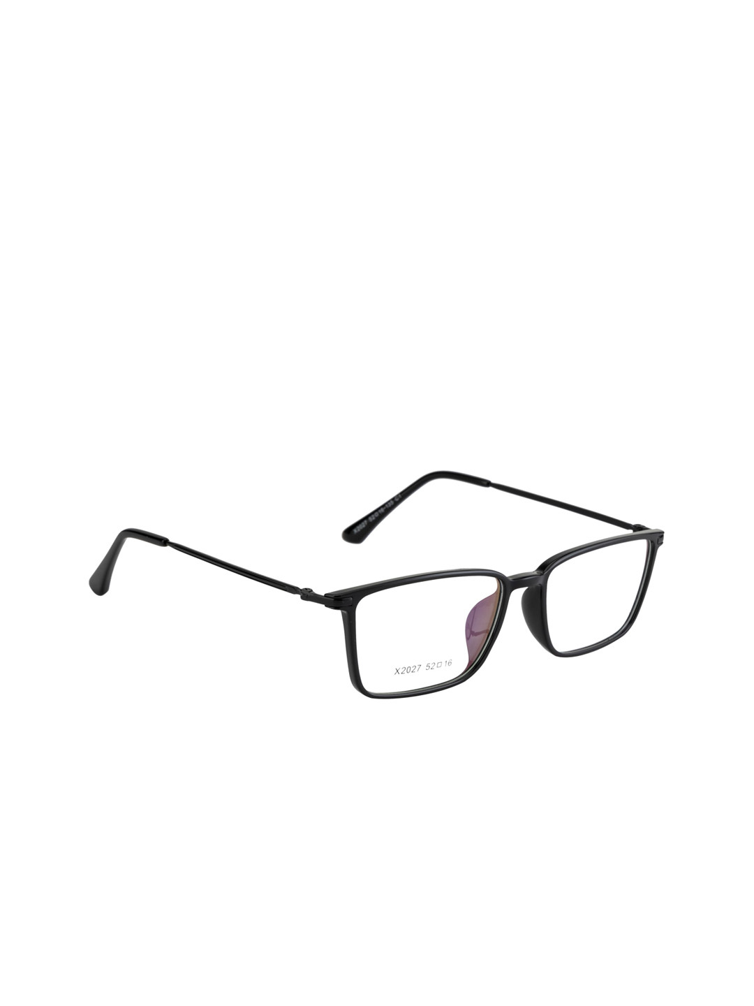 Buy Clark N Palmer Unisex Black Solid Full Rim Rectangle Frames CNP ...