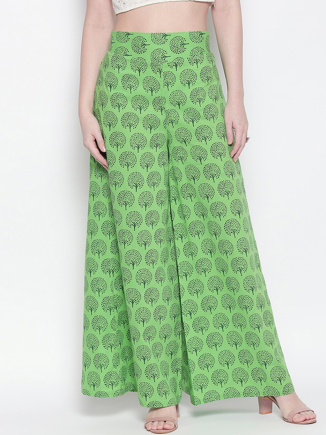Buy Desi Weavess Women Green Striped - Palazzos for Women 13717768 | Myntra Buy Desi Weavess Women Green Striped - Palazzos for Women 13717768 | Myntra