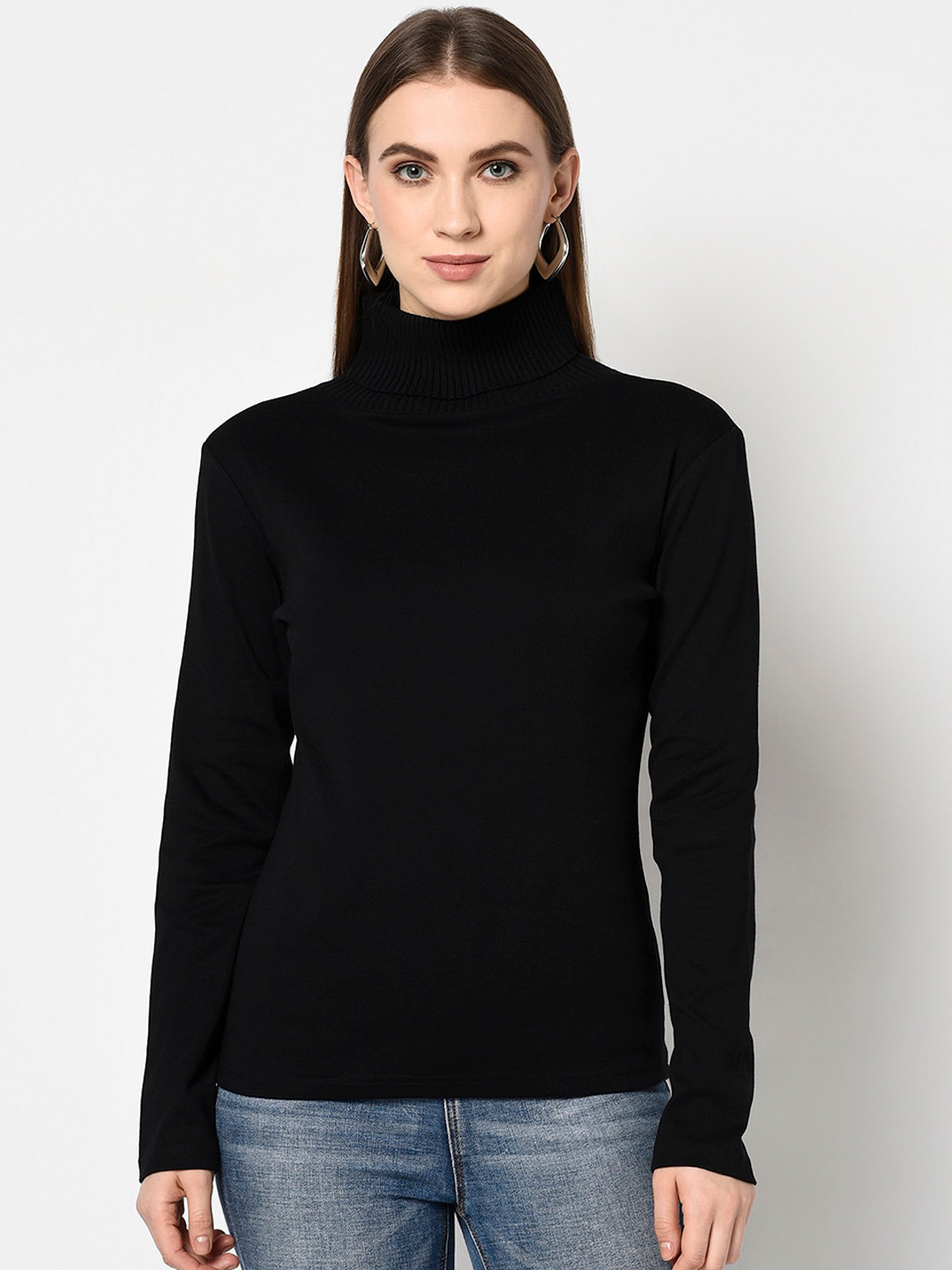 Buy Espresso Women Black Solid Top - Tops for Women 13573596 | Myntra