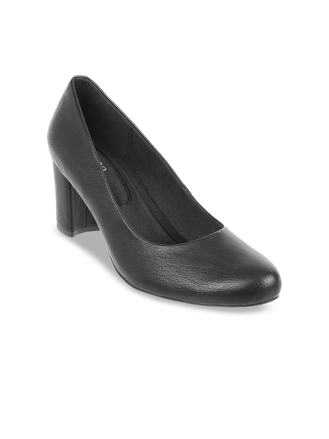 Buy Metro Women Black Solid Pumps - Heels for Women 13723686 | Myntra
