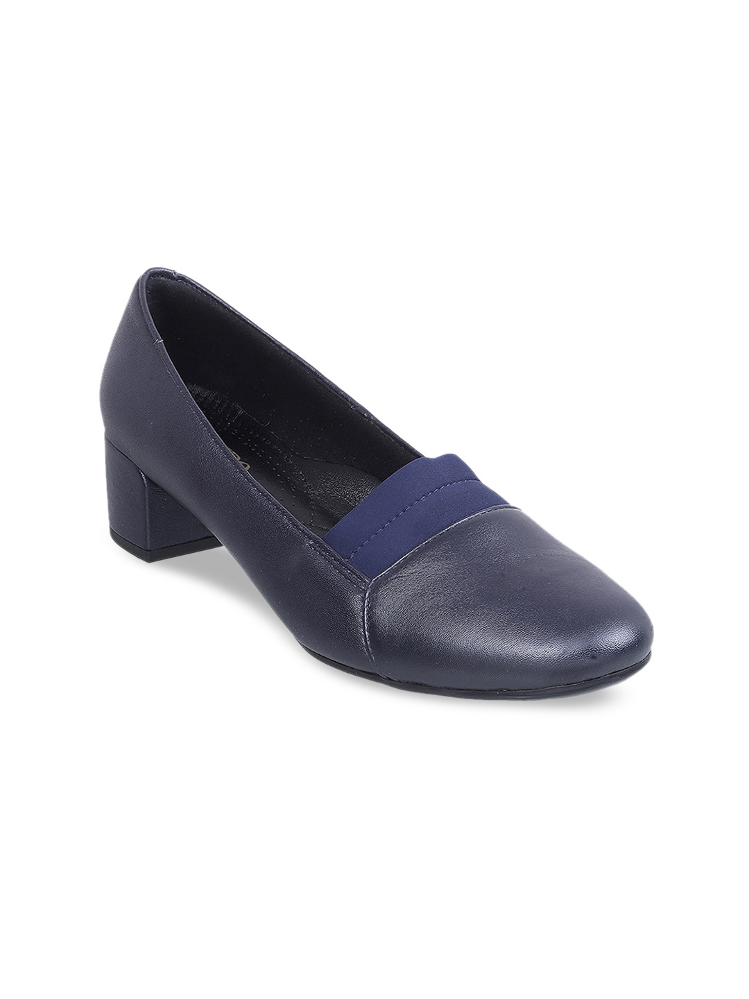 Buy Metro Women Blue Solid Pumps - Heels for Women 13723734 | Myntra