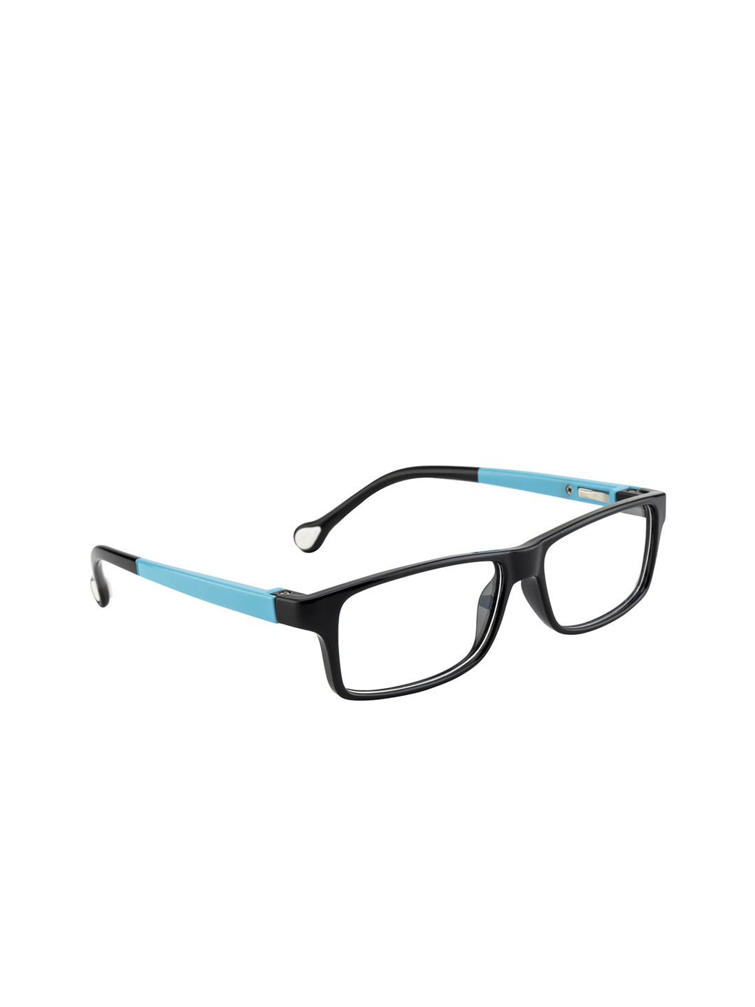 Buy Clark N Palmer Kids Black & Blue Colourblocked Full Rim Rectangle ...