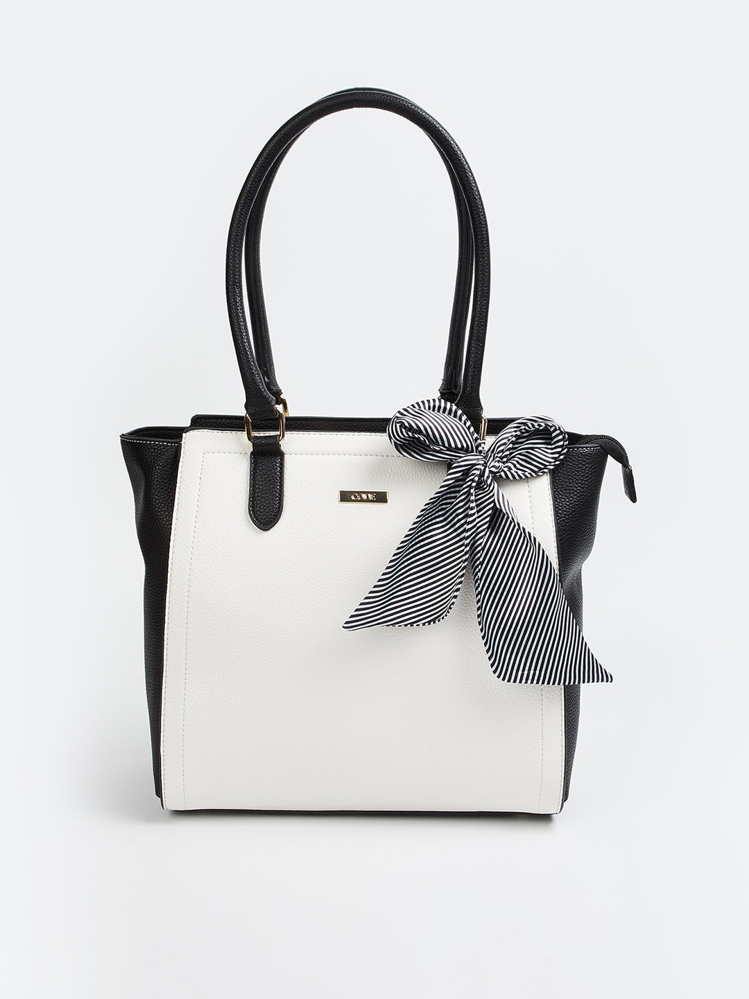 Buy CODE By Lifestyle White Colourblocked Shoulder Bag - Handbags for ...