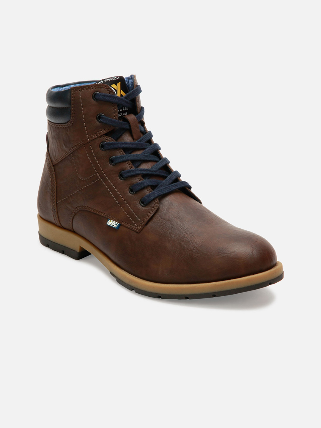 Buy ID Men Brown Casual Boot Shoes - Boots for Men 13865038 | Myntra