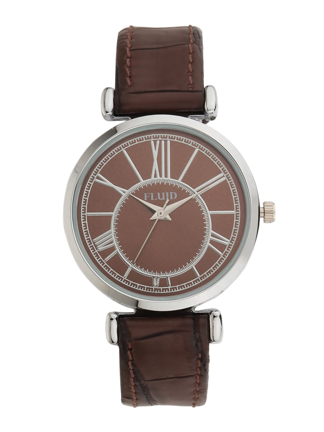 Buy FLUID Women Brown Analogue Watch FL 781L BR01 - Watches for Women ...