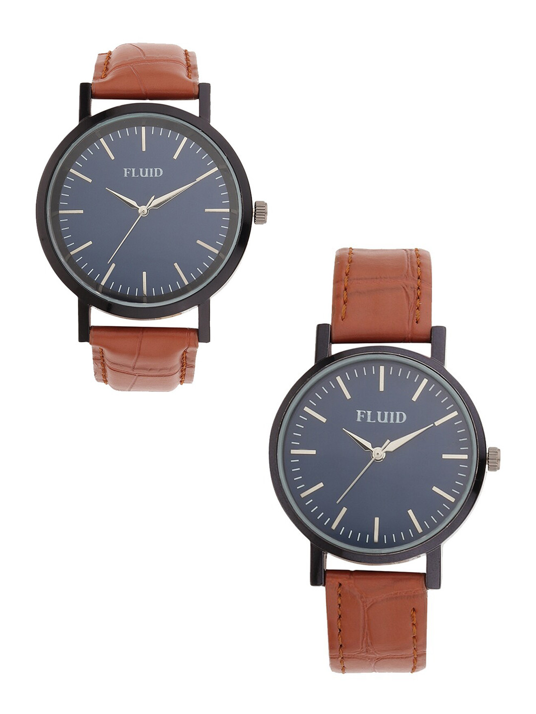 Buy FLUID Blue Digital Couple Watch FL 802PR BK01 - Watches for Unisex ...