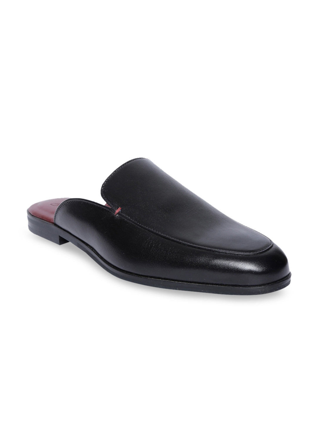 Buy Rare Rabbit Men Black Solid Leather Formal Slip Ons - Formal Shoes ...