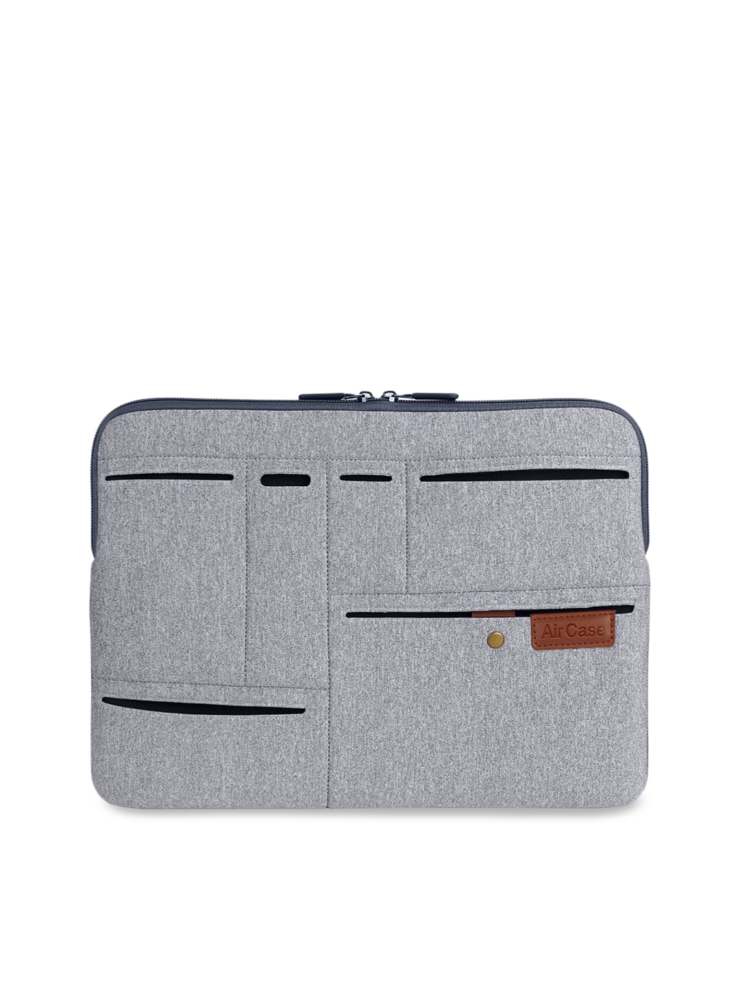 Buy AirCase Unisex Grey Solid 14.1 Inch Laptop Sleeve - Laptop Bag for ... Buy AirCase Unisex Grey Solid 14.1 Inch Laptop Sleeve - Laptop Bag for ...