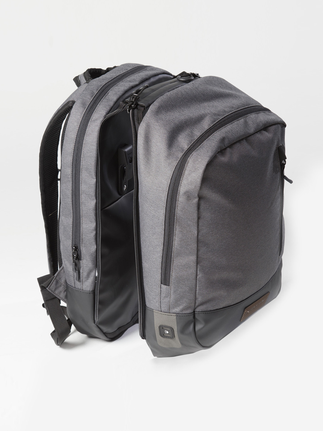 Buy ELOPS By Decathlon Unisex Grey & Black Backpacks - Backpacks for ...