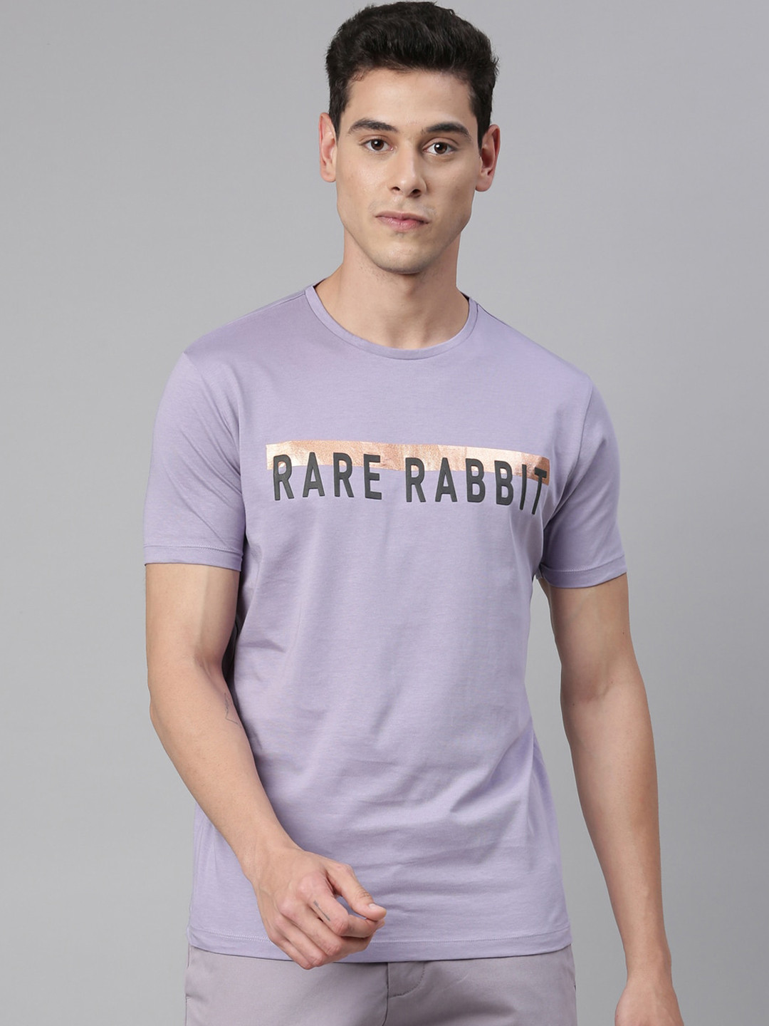 Buy RARE RABBIT Men Anton Slim Fit Printed Round Neck T Shirt - Tshirts ...