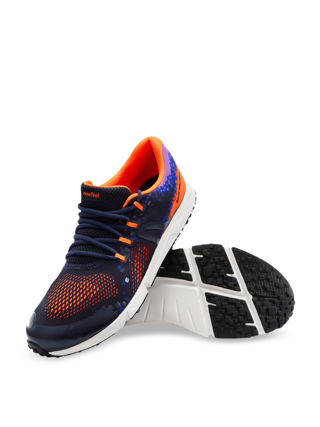 Buy Newfeel By Decathlon Men Orange Synthetic Running Shoes - Sports ...
