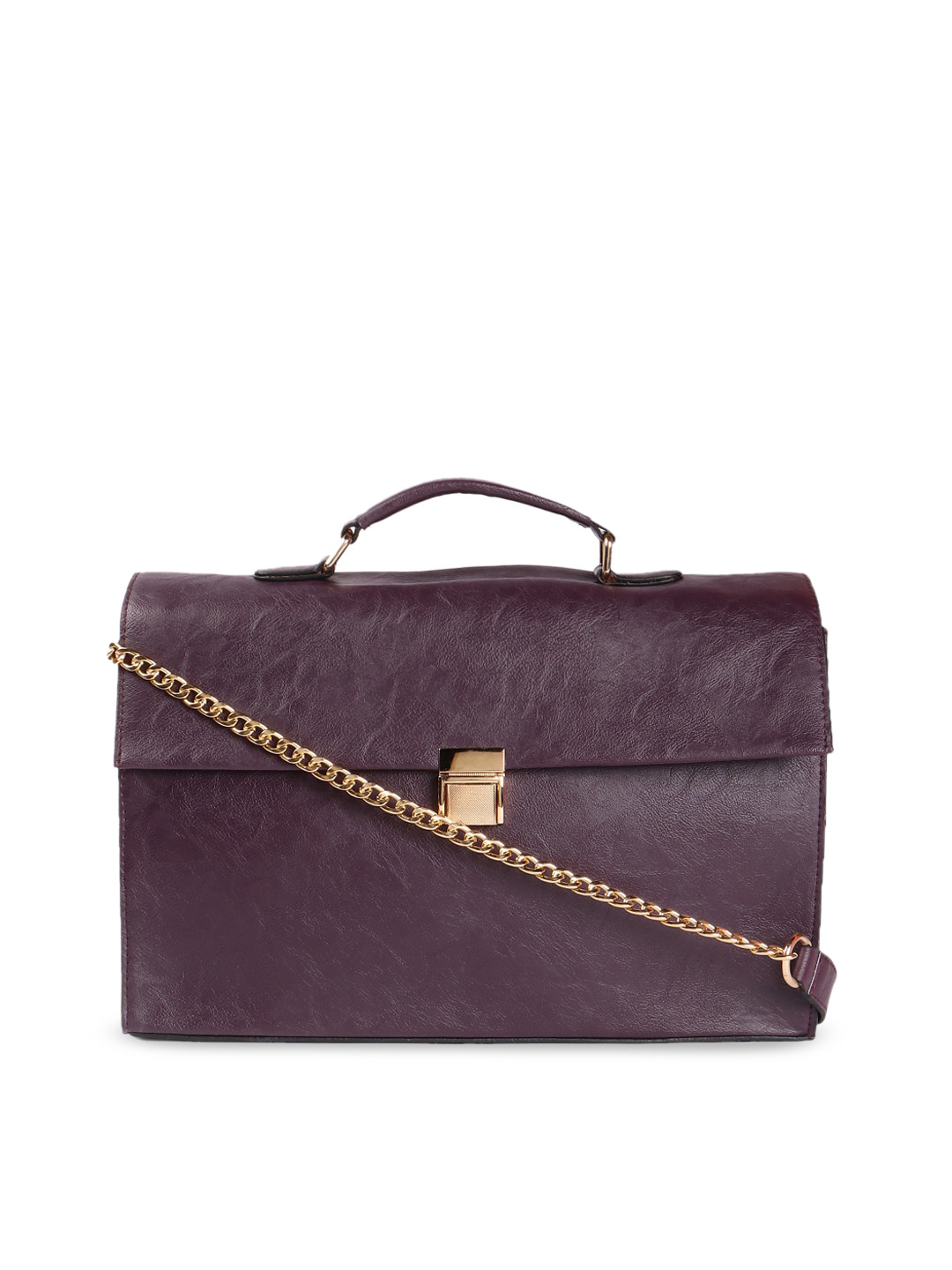 Buy FOREVER 21 Violet Solid Satchel - Handbags for Women 13807220 | Myntra