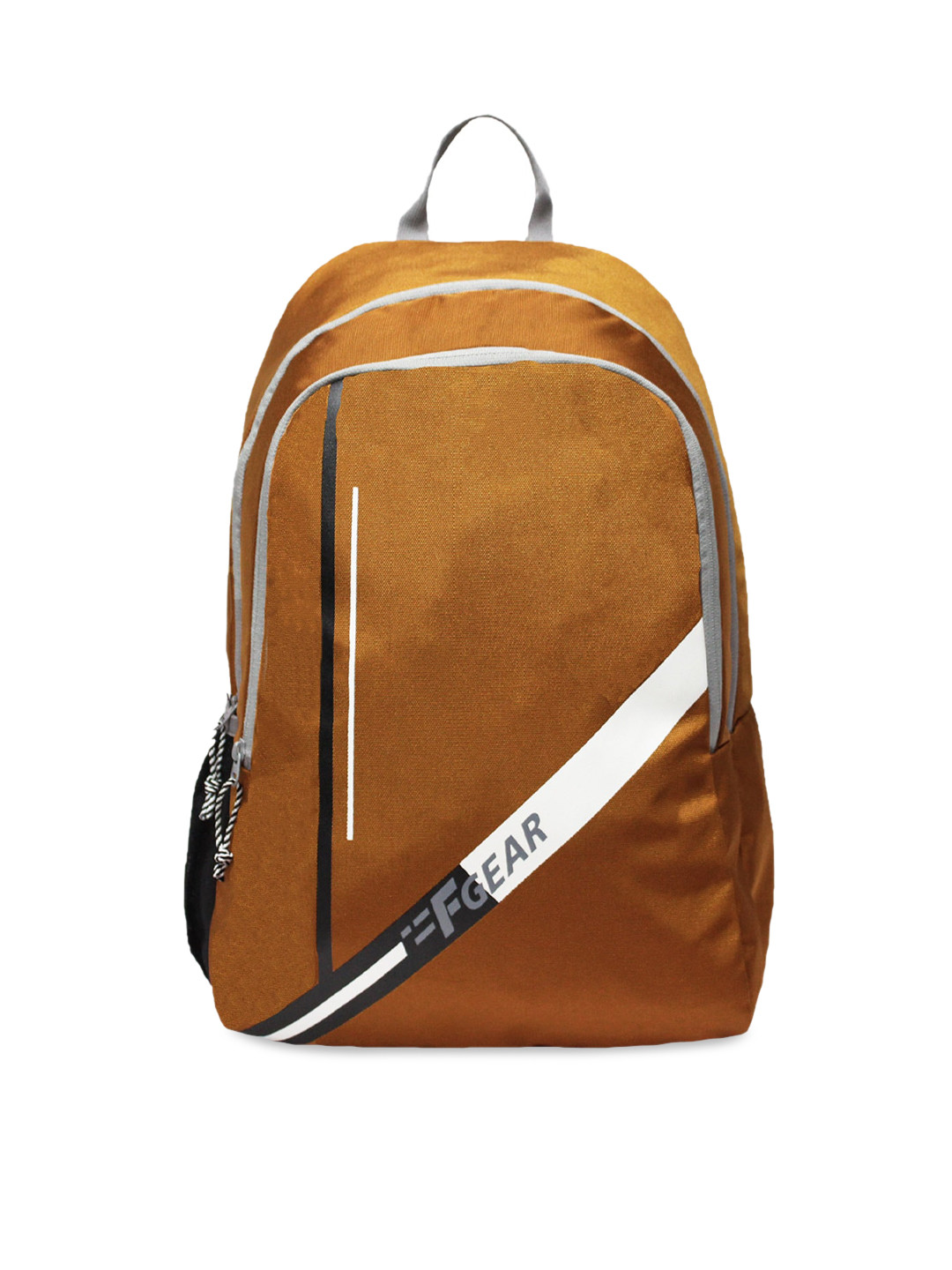 Buy F Gear Unisex Mustard Yellow Contrast Detail Backpack - Backpacks ...