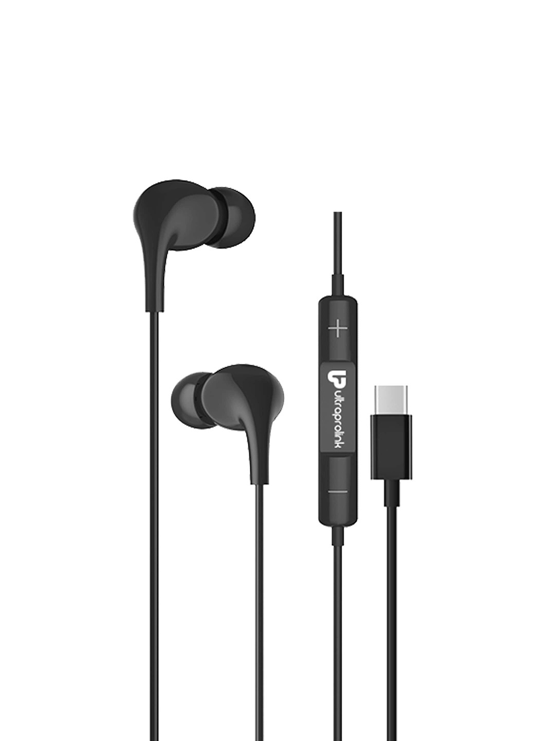 Buy UltraProlink Black Noise Isolation Handsfree Earphone With Mic ...
