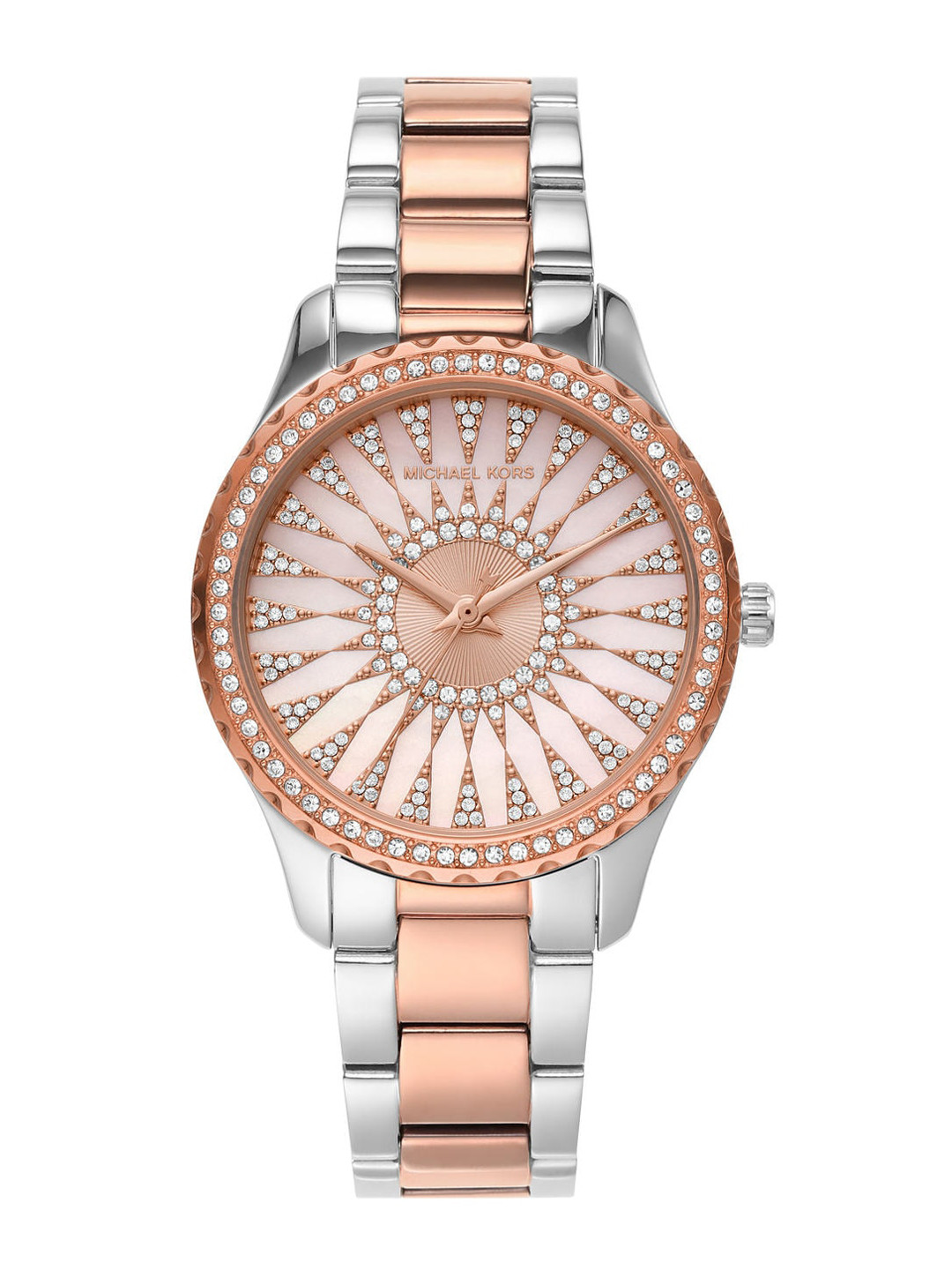 Buy Michael Kors Women Pink Layton Analogue Watch MK6894 - Watches for ...