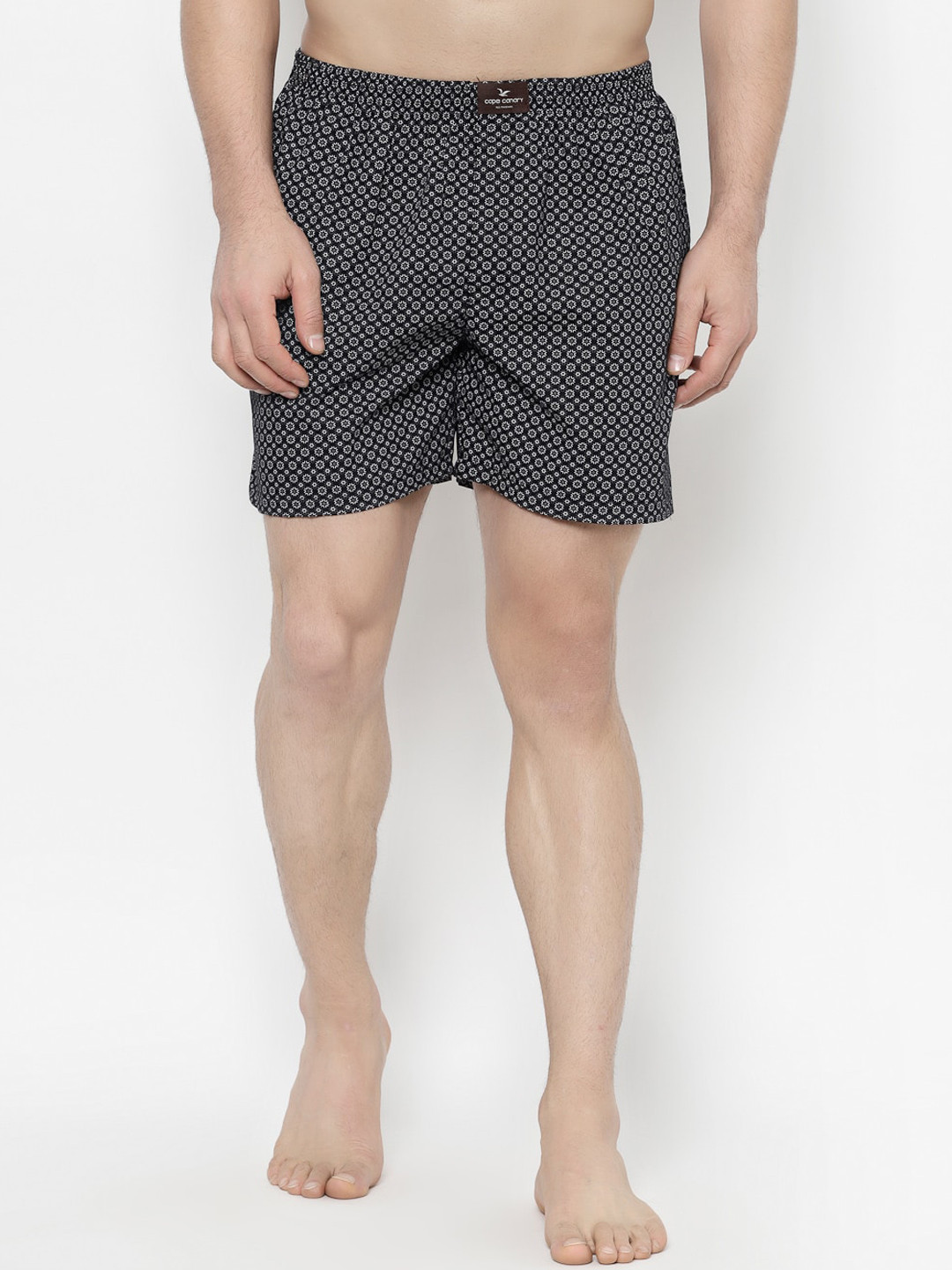 Buy Cape Canary Men Black & White Printed Boxers CCAMBXVINTAGEGMT ...