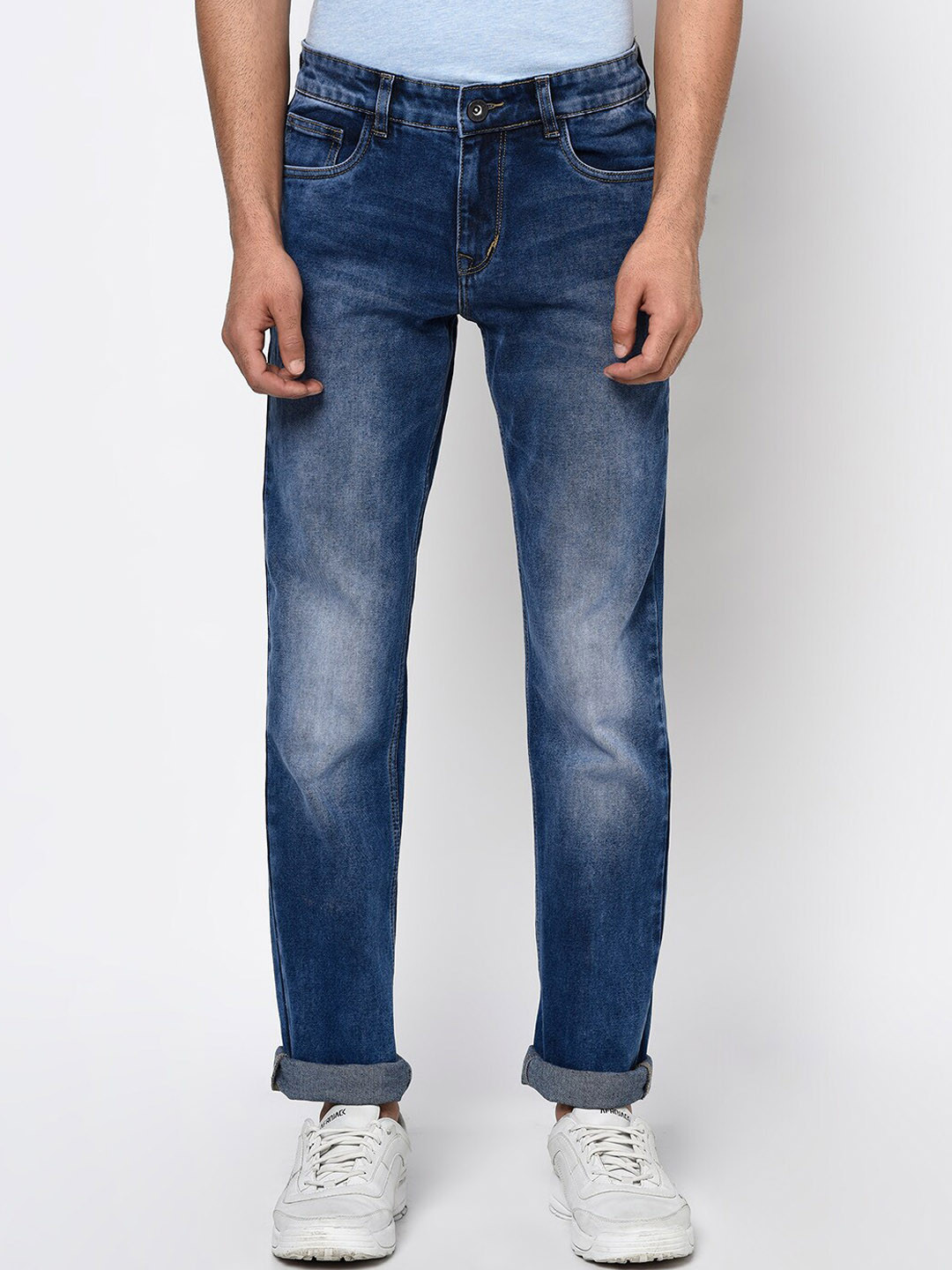 Buy Octave Men Blue Regular Fit Jeans - Jeans for Men 14047144 | Myntra