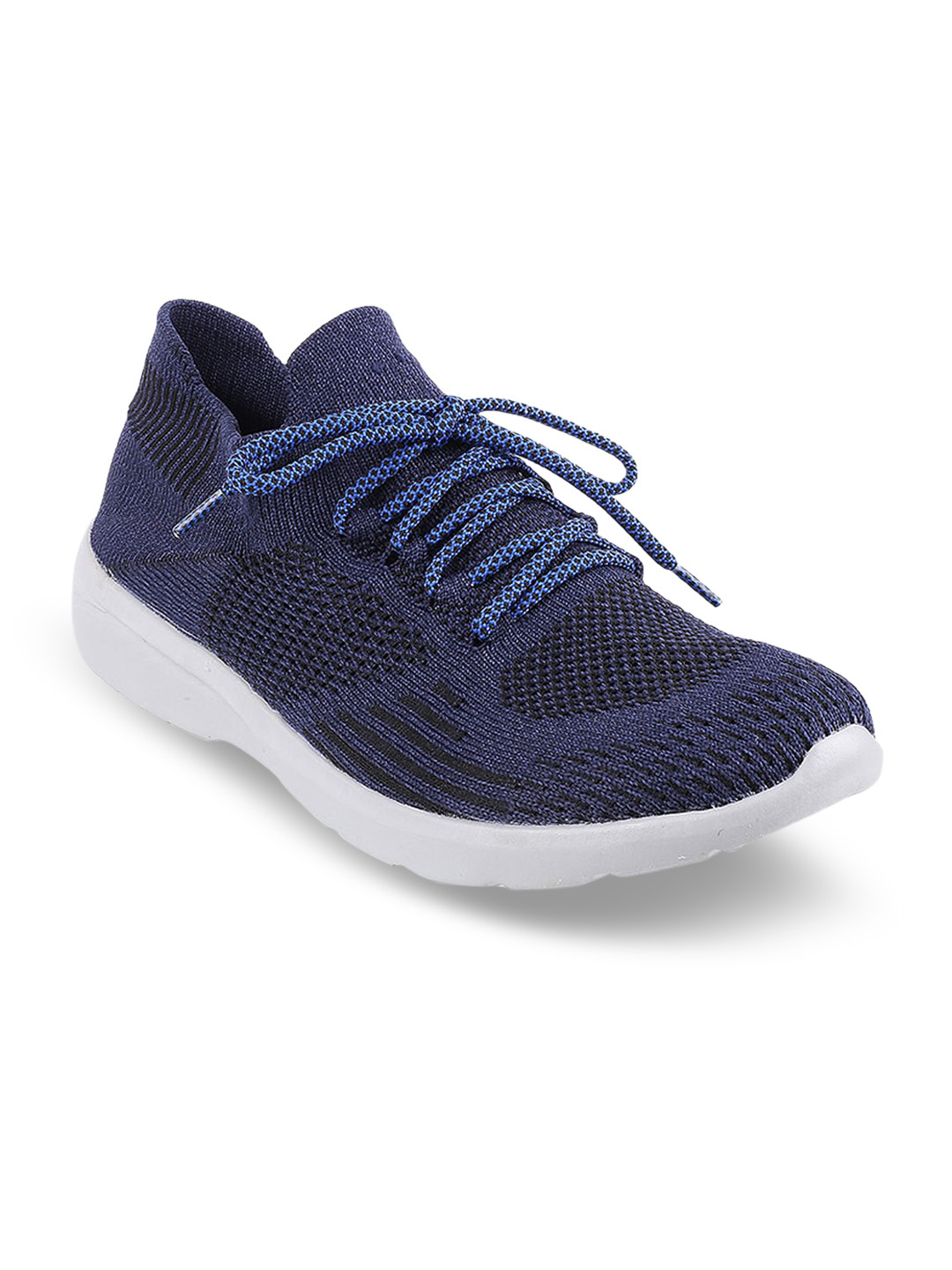 Buy WALKWAY By Metro Men Blue Woven Design Sneakers - Casual Shoes for ...