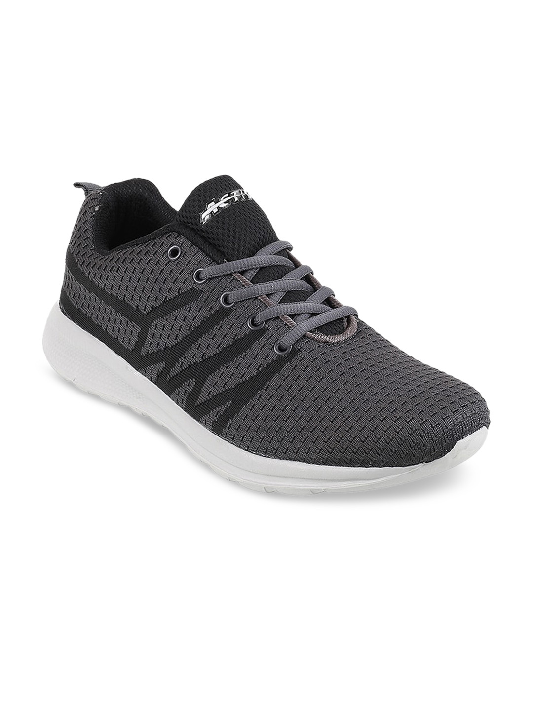 Buy WALKWAY By Metro Men Grey Woven Design Sneakers - Casual Shoes for ...