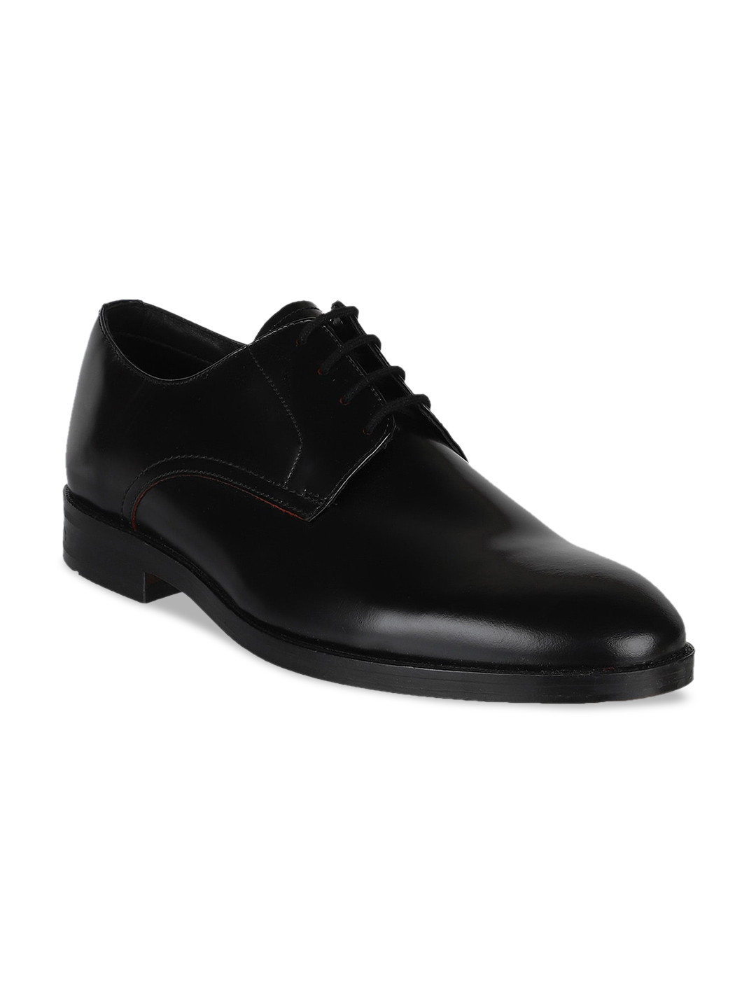 Buy Clarks Men Black Solid Leather Formal Derbys - Formal Shoes for Men ...
