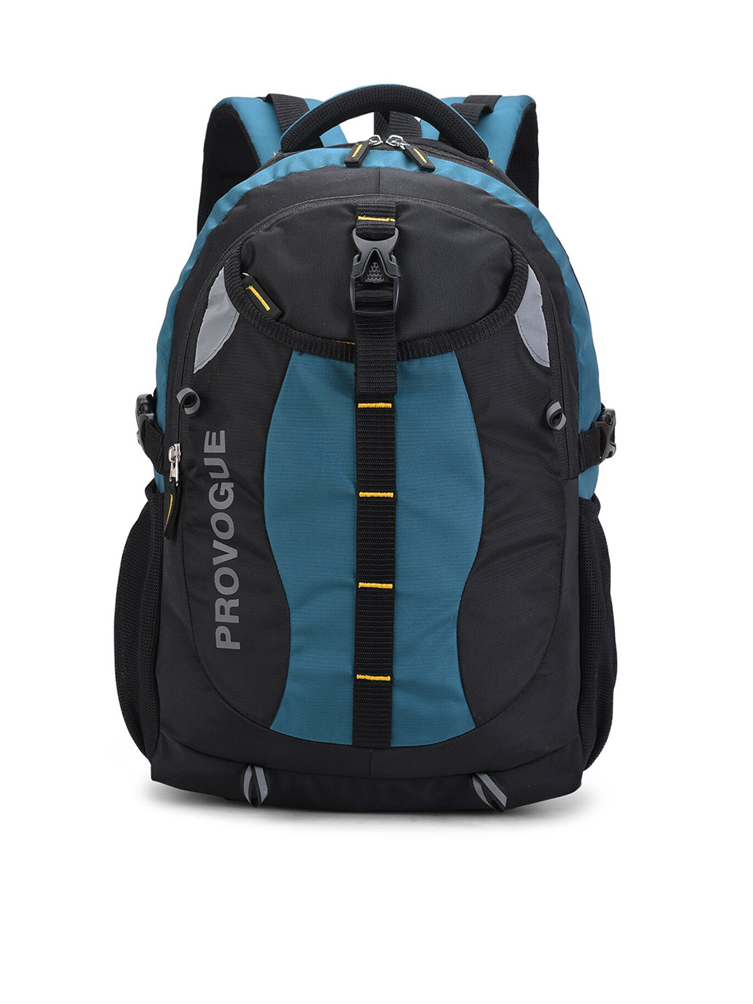 Buy Provogue Unisex Black & Blue Backpack With Rain Cover - Backpacks ...
