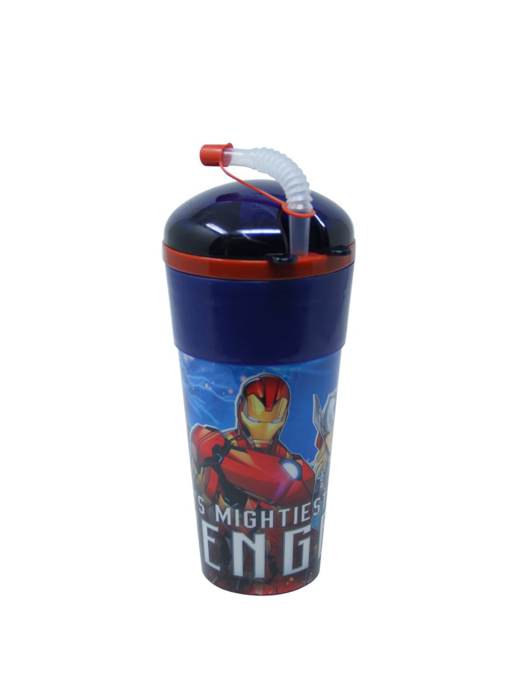 Buy Marvel Blue & Red Avenger Printed Sipper Water Bottle 450 Ml ...