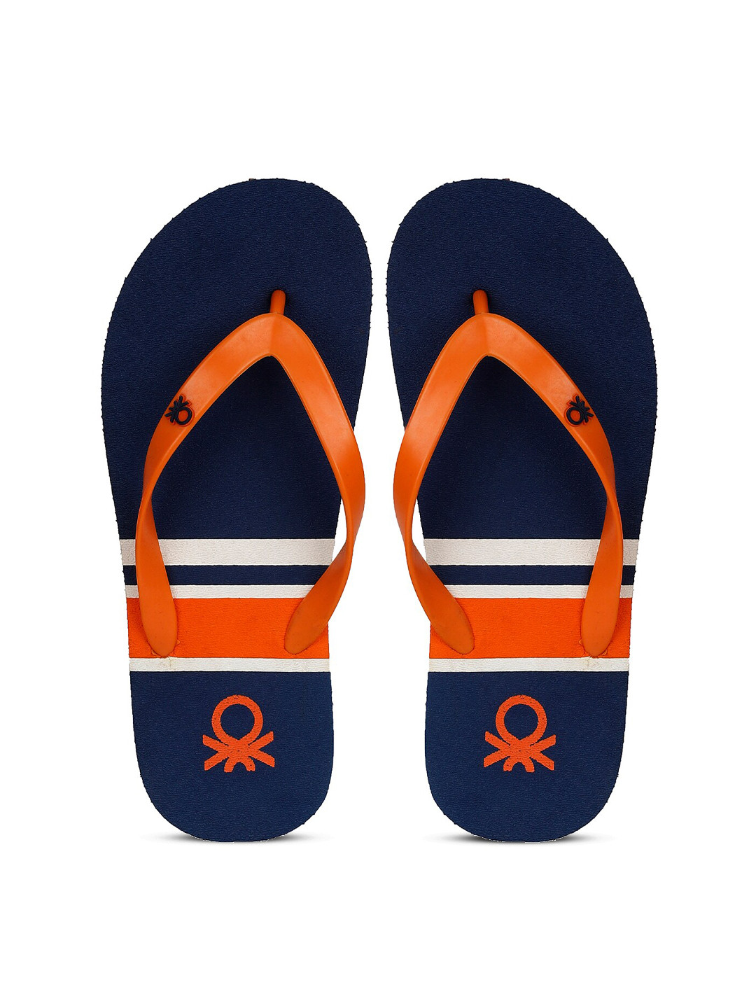 Buy United Colors Of Benetton Men Orange Flip Flops - Flip Flops for ...