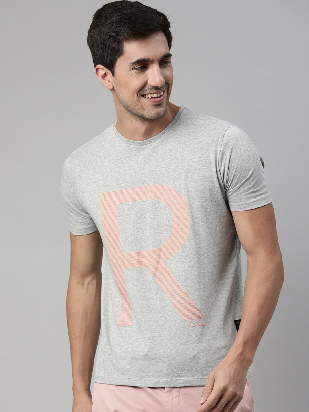 Buy RARE RABBIT Men Rings 4 Slim Fit Solid Polo Collar T Shirt ...