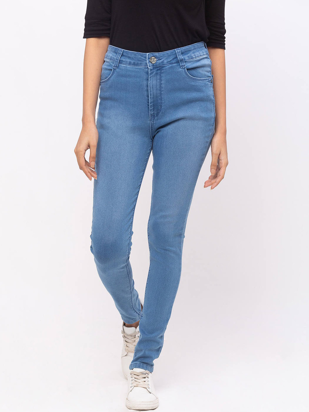 Buy ZOLA Women Turquoise Blue Slim Fit Jeans - Jeans for Women 14545218 ...